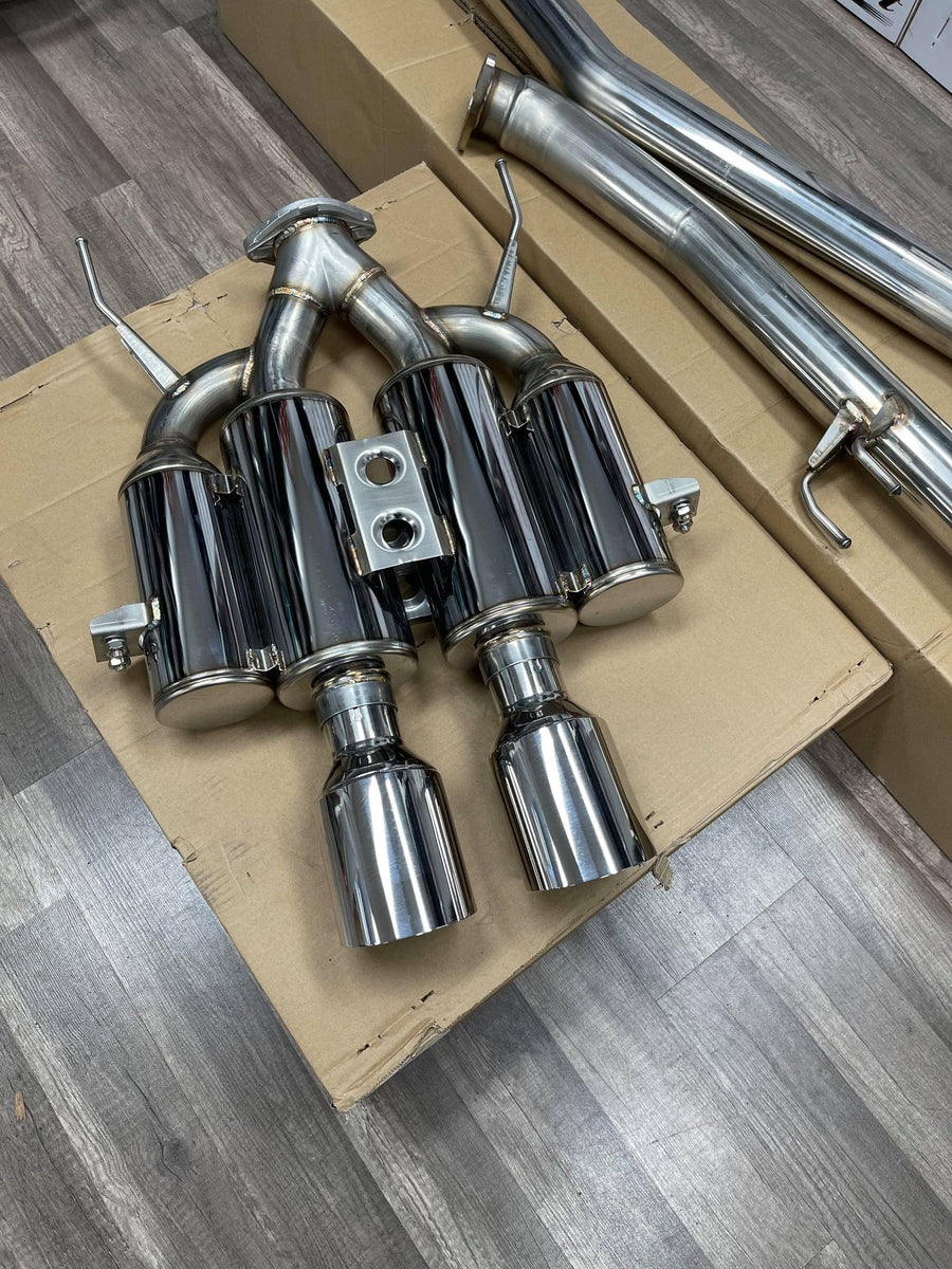 MXP Comp RS Cat-Back Exhaust (Polished Tips) | 17+ Honda Civic FK8 Typ ...